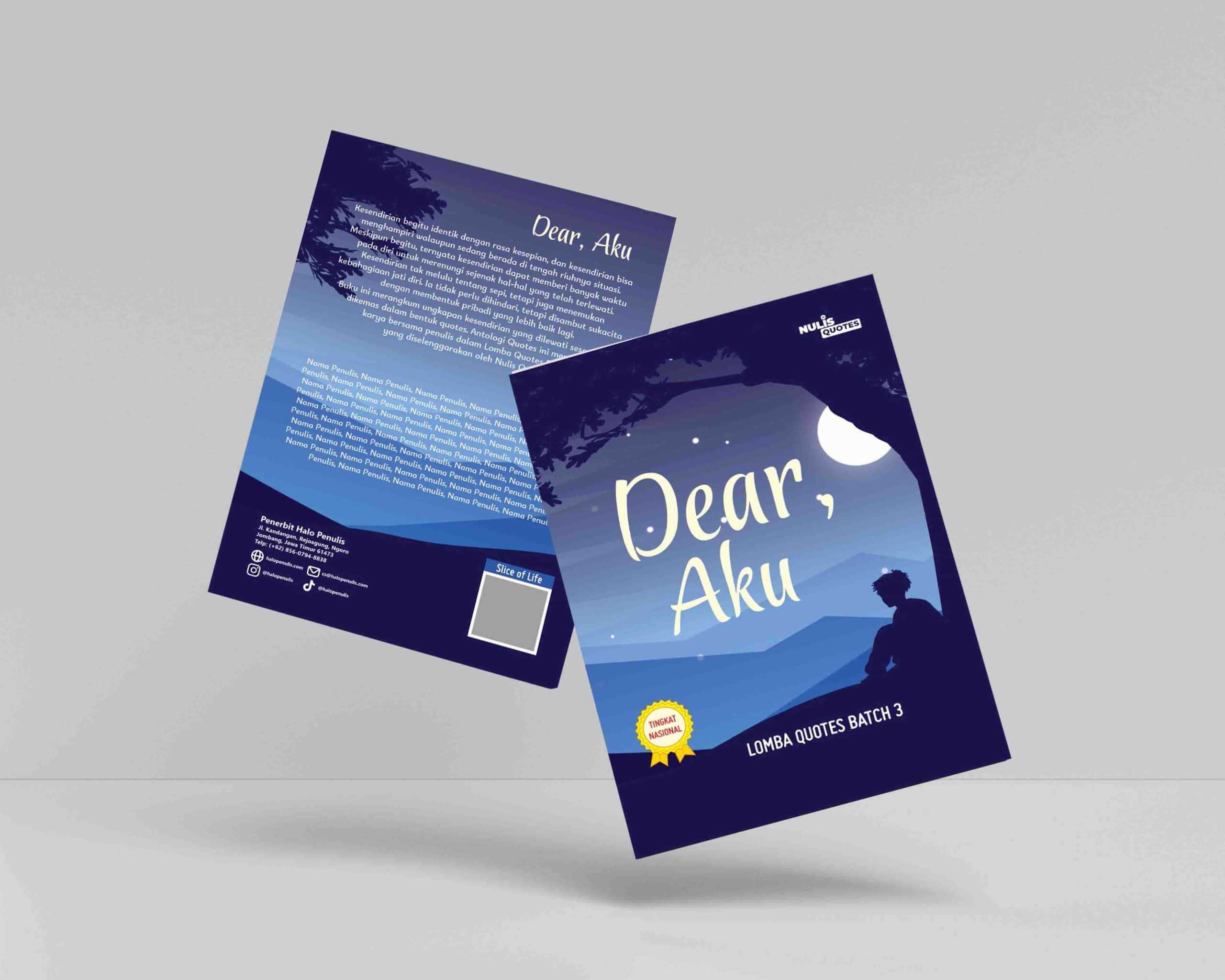 Buku Dear, Aku - Halo Bookstore