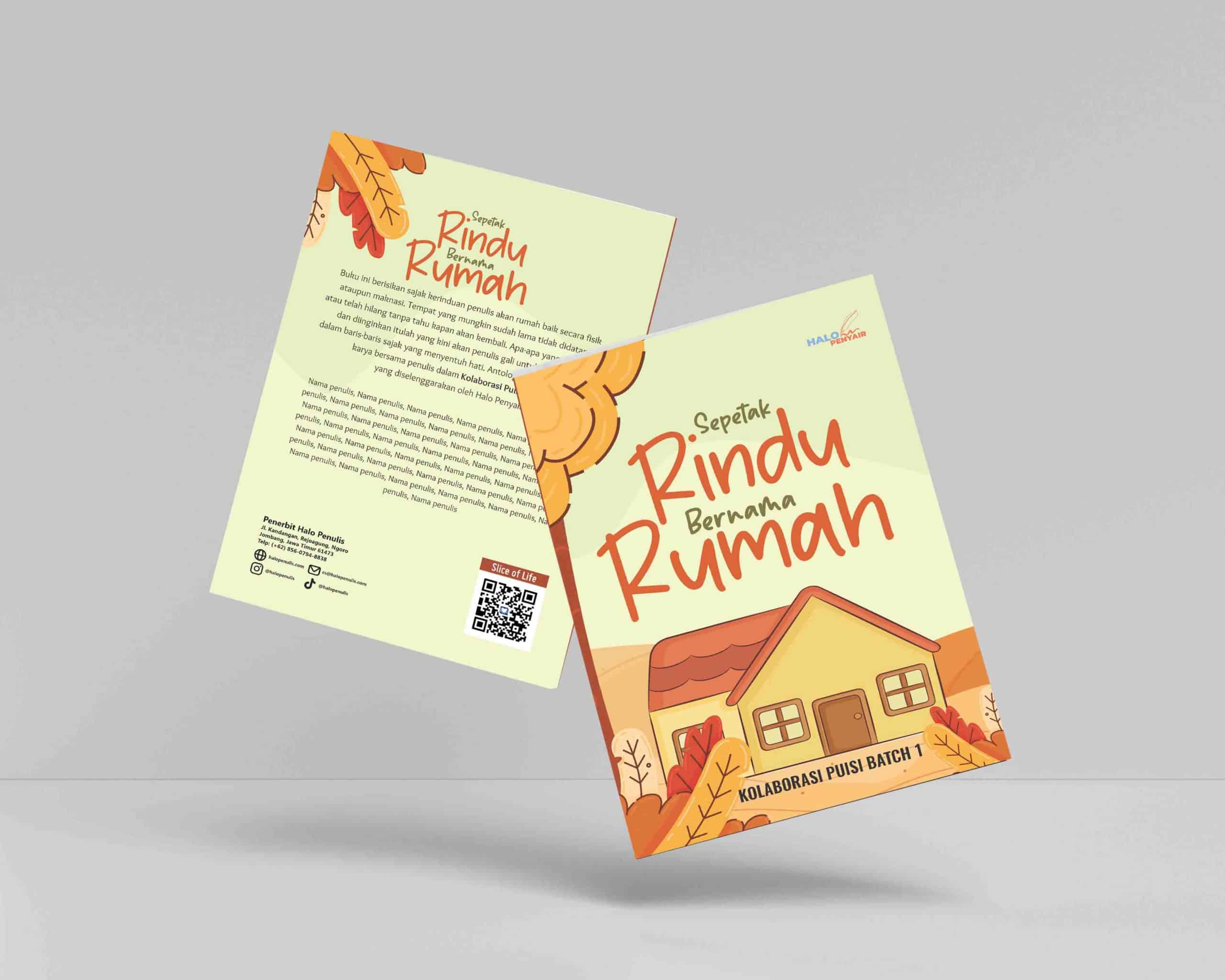 Buku Sepetak Rindu Bernama Rumah - Halo Bookstore