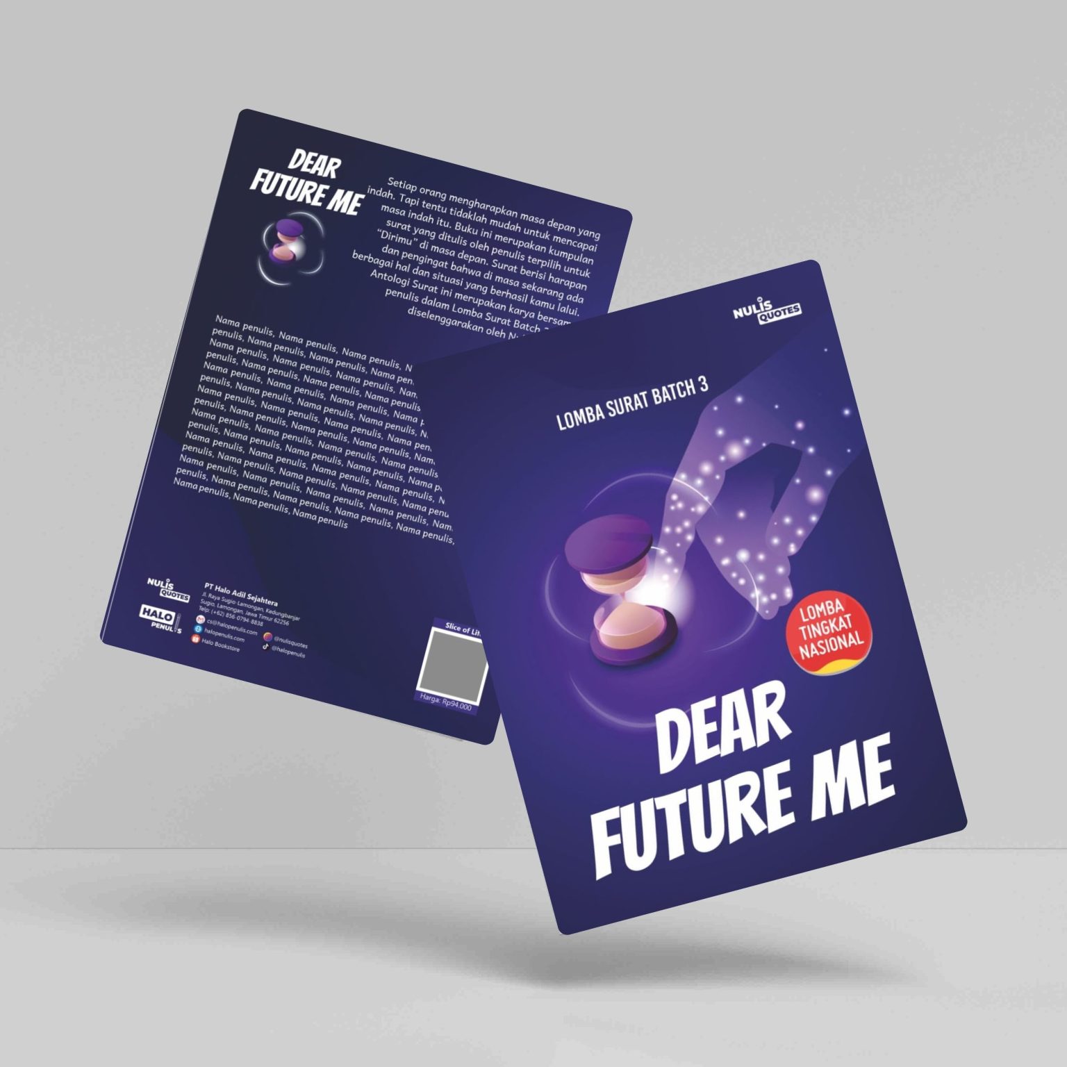 Buku Dear Future Me Jilid 1 - Halo Bookstore