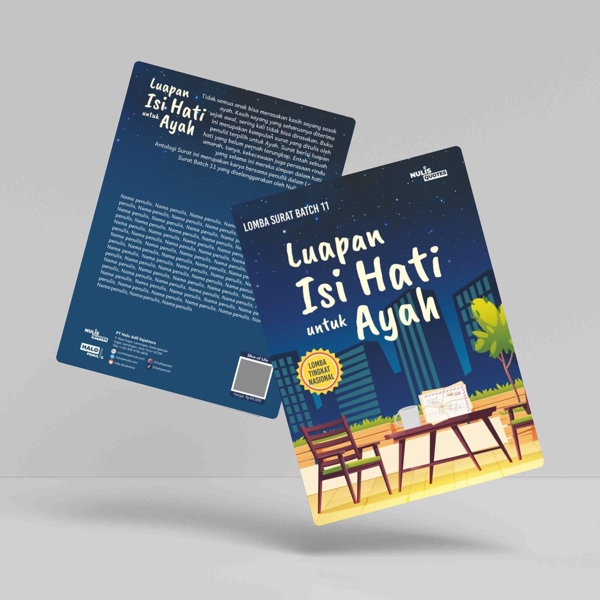 Buku Luapan Isi Hati untuk Ayah Jilid 1 - Halo Bookstore