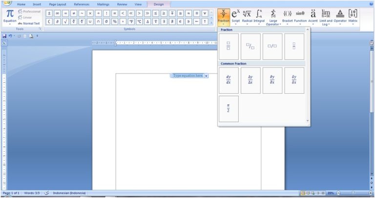 Cara Membuat Rumus di Microsoft Word, Mudah Banget! - Halo Bookstore