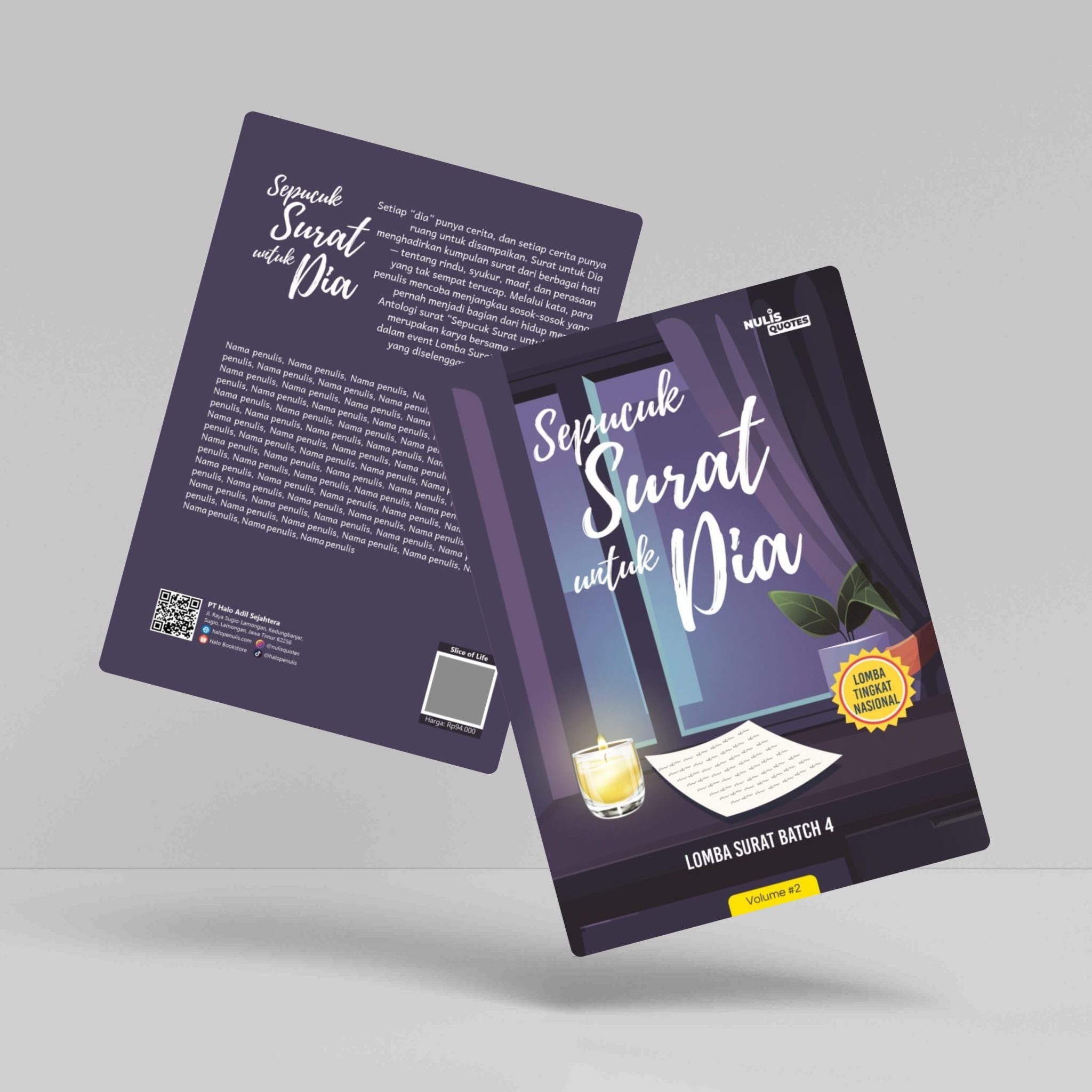 Buku Sepucuk Surat untuk Dia - Halo Bookstore
